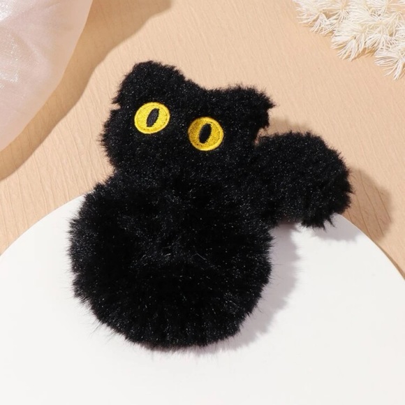 Kathrono | Accessories | Super Adorable Fuzzy Furry Kitty Cat Scrunchy ...